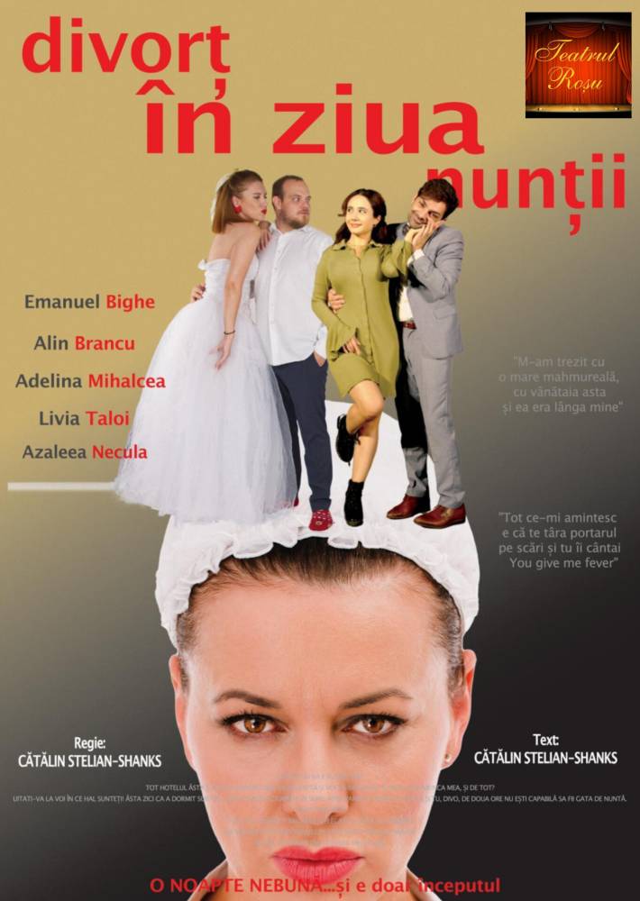 Divort in ziua nuntii, 21 February 2026 - 19:30, Teatrul Rosu - Str ...