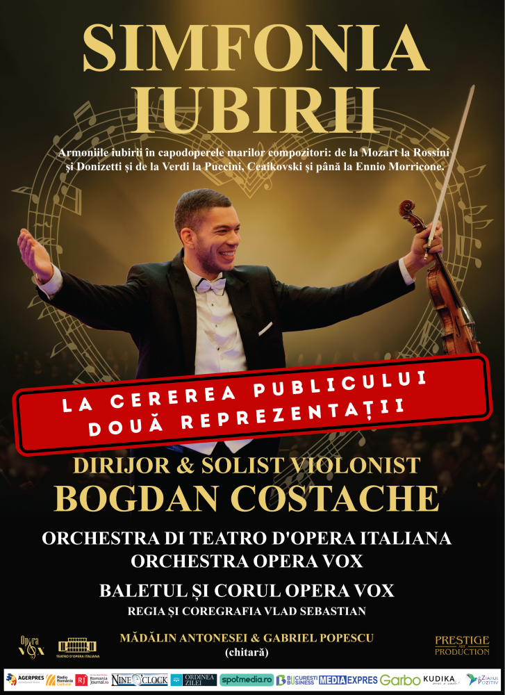 SIMFONIA IUBIRII - Iasi - ora 17:00, 22 March 2026 - 17:00, Cinema ...