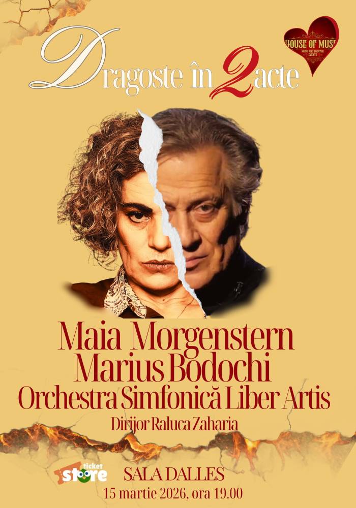 Dragoste in 2 acte si un Bis - Sala Dalles, 15 martie 2026 - 19:00 ...